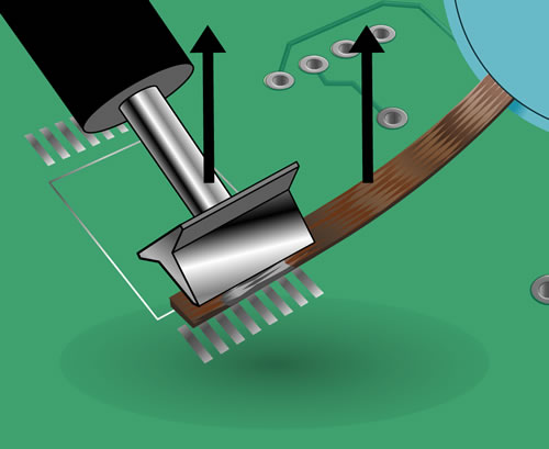 How to Remove Excess Solder with Wick & Blade Tip