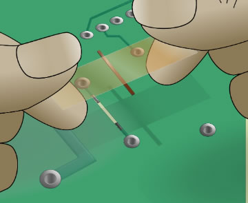 HOW-TO: PCB Trace Repair Using Adhesive-backed Foil Jumper | Chemtronics